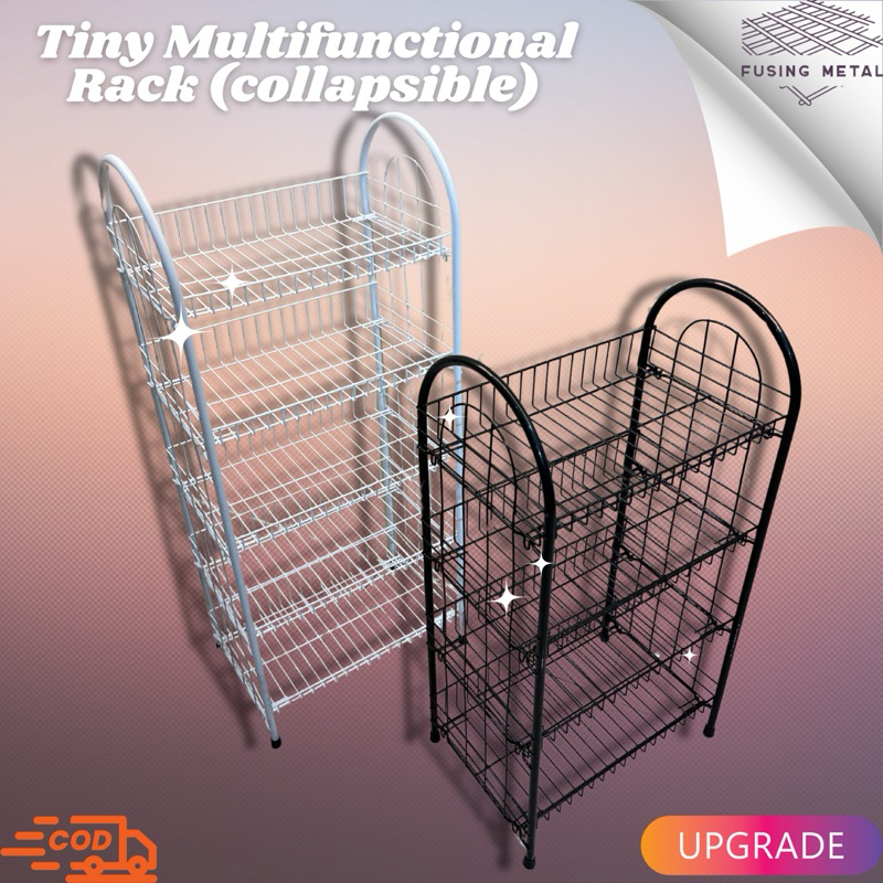 Tiny All-Purpose Rack [collapsible] 4 or 5 Layer available | Shopee ...