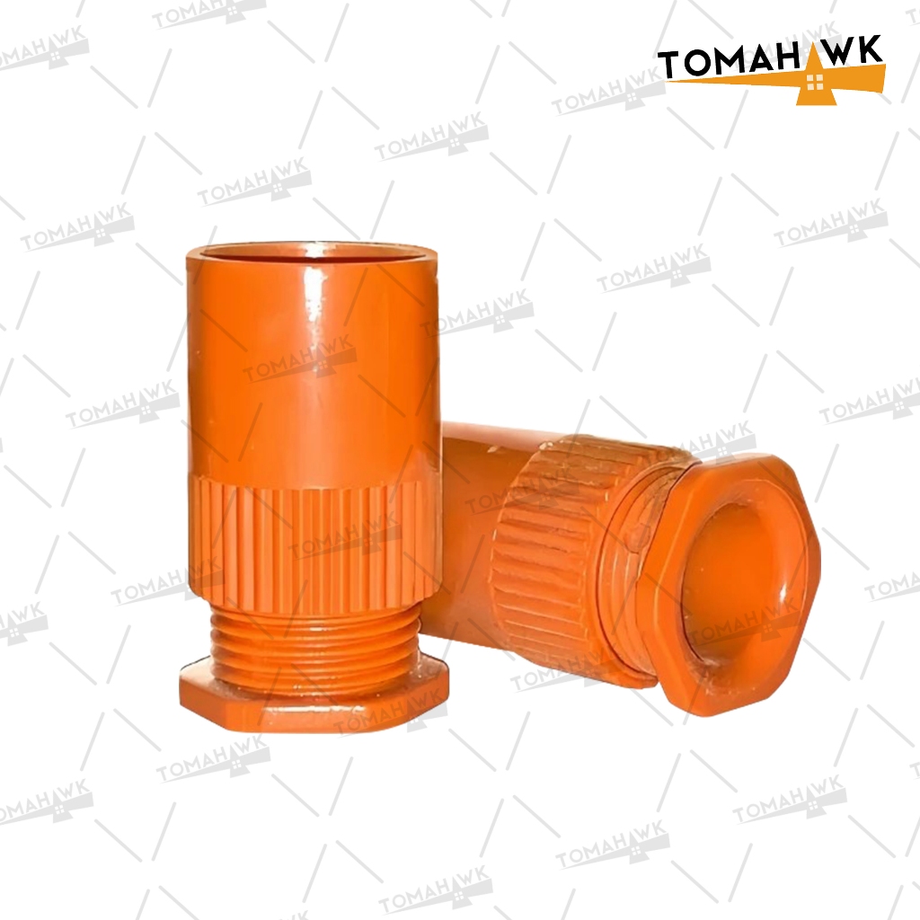 TOMAHAWK PVC ORANGE FITTINGS ( TEE, COUPLING, MINI ELBOW, MALE ADAPTOR ...