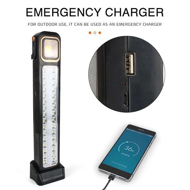 Multifunctional 3000W portable lamp wall-mounted lamp solar power bank ...