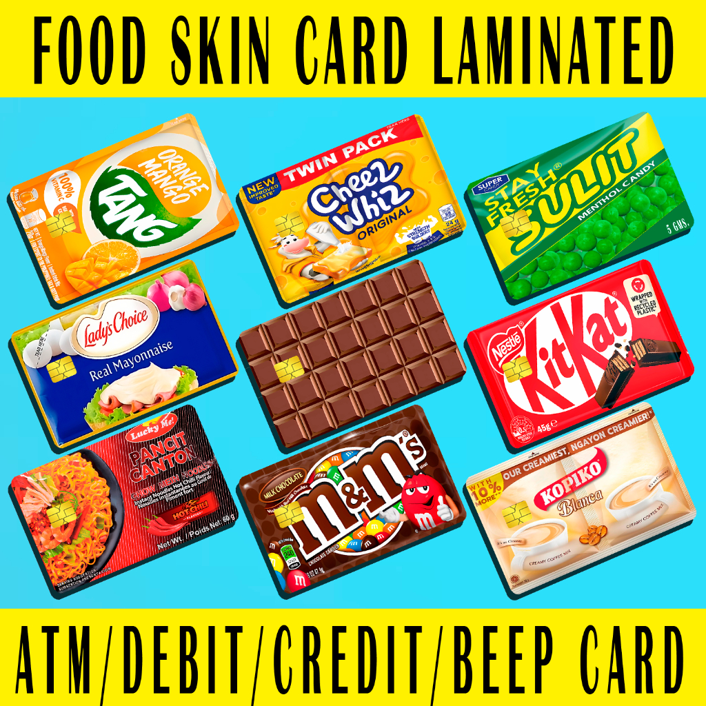 FOOD - (SKIN CARD STICKER) ATM/CREDIT/DEBIT/BEEP (SKIN CARD STICKER ...
