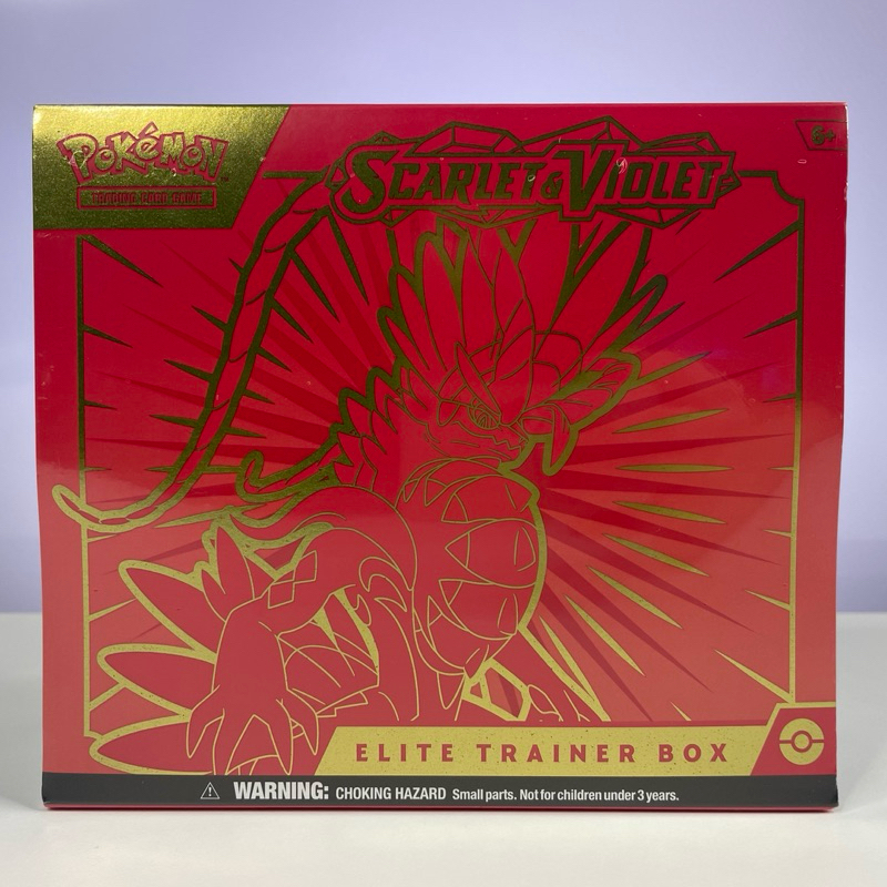 Pokemon Scarlet & Violet Base (Koraidon) Elite Trainer Box (ETB) TCG ...