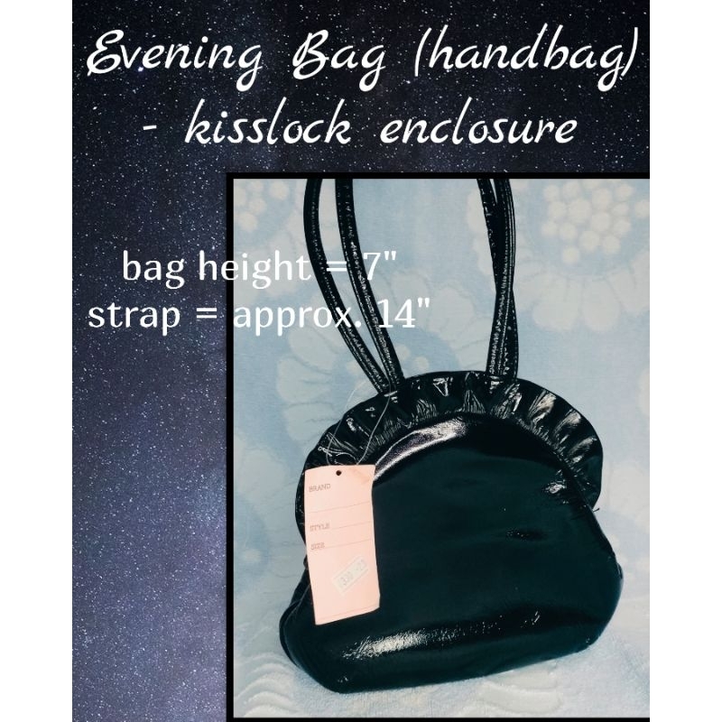 Evening bag with kisslock enclosure - Japan Surplus. | Shopee Philippines
