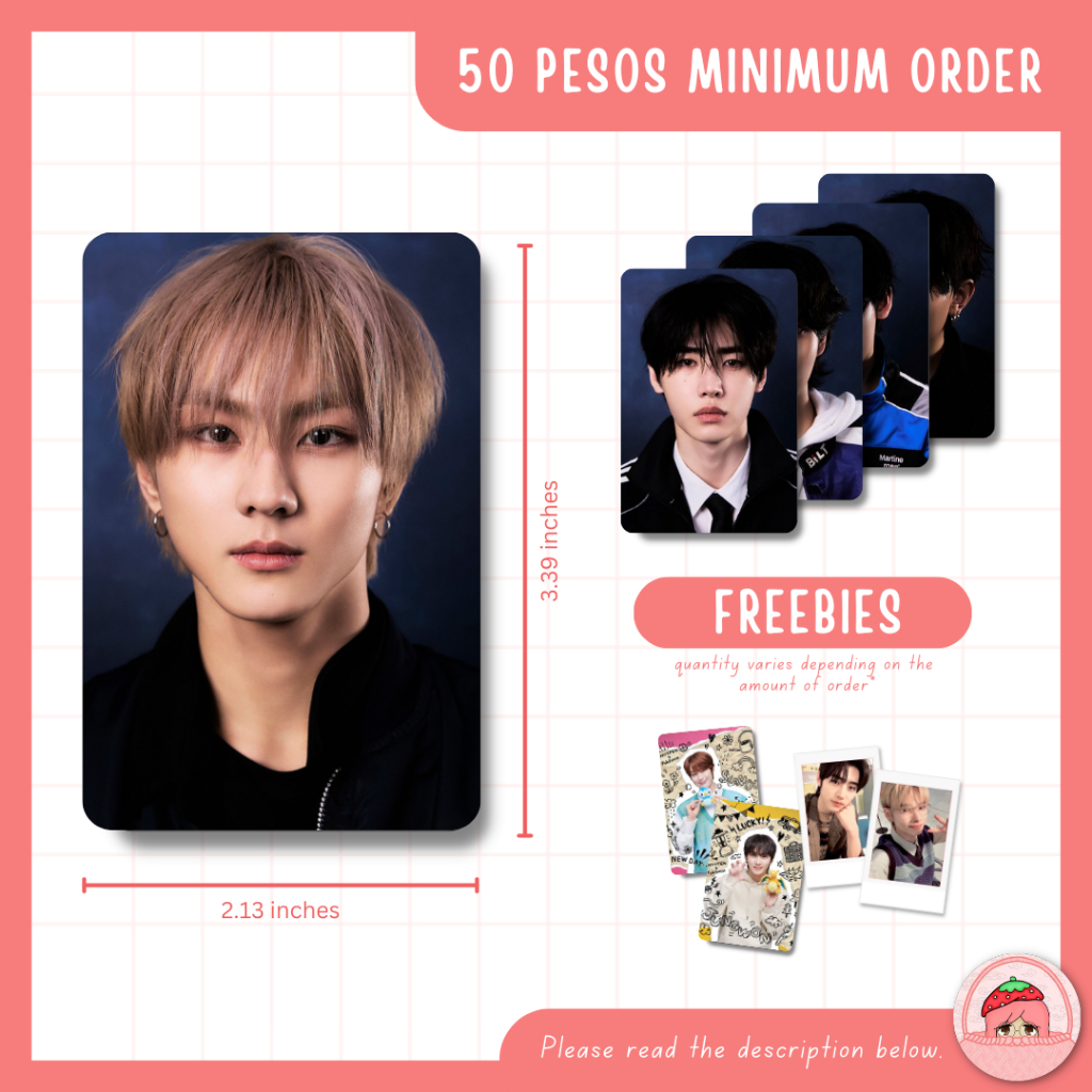 [4 PCS SET] ENHA WEVERSE MAGAZINE 2024 PROFILE PC PHOTOCARD UNOFFICIAL ...