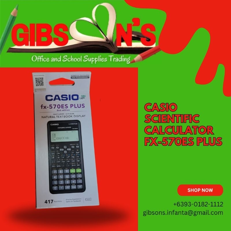 CASIO Scientific Calculator fs-570ES PLUS 2nd Edition | Shopee Philippines