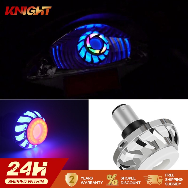 Motorcycle LED brake motor light Angel Eye light BAY15D 1157 Tail Flash ...