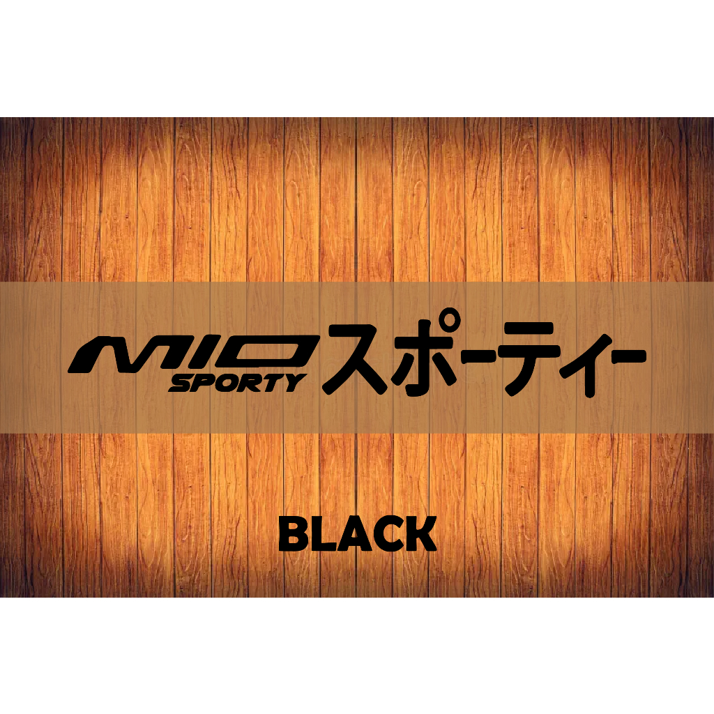MIO SPORTY JAPANESE STICKER | CUT OUT | SOLD PER PIECE | WATERPROOF ...