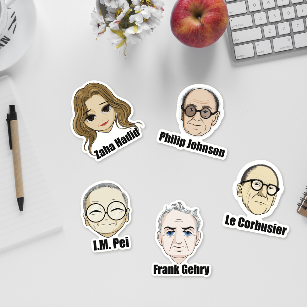 THE ARCHITECTS STICKERS (2x2) | Shopee Philippines