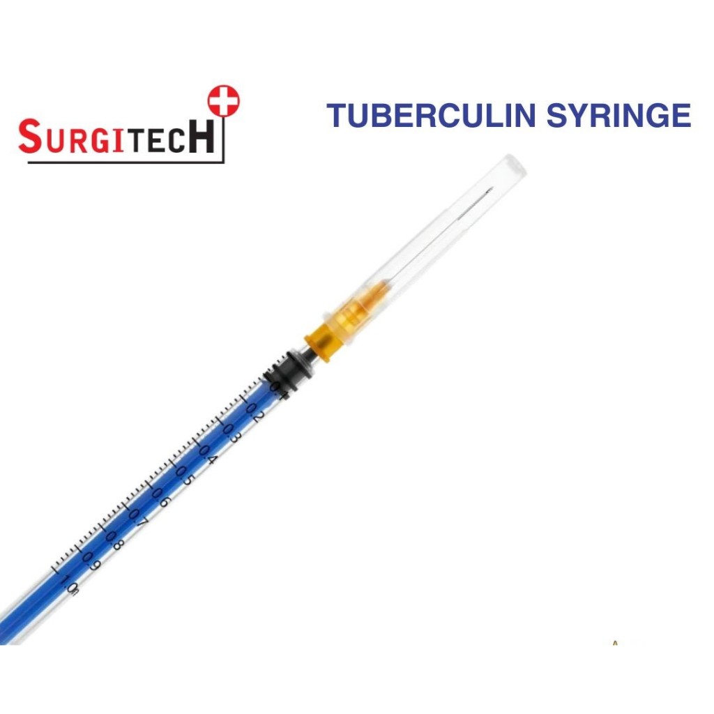 Surgitech 1BOX Disposable Tuberculin Syringe 1CC G25 X 5/8 1BOX ...