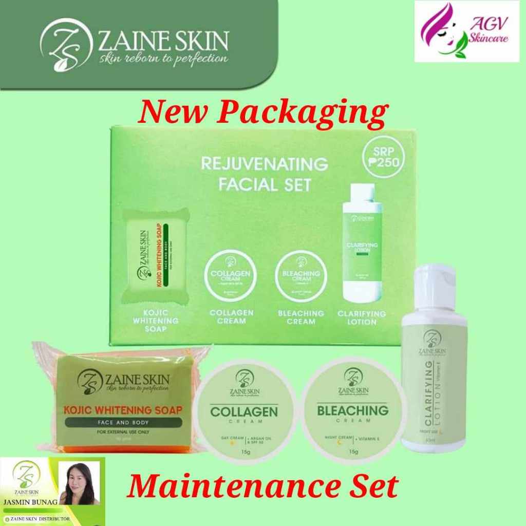 ZAINE REJUVENATING SET. NEW PACKAGING ( FOR MAINTENANCE) | Shopee ...