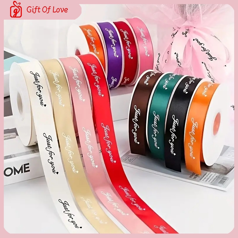 2.5cm (45 Yard/Roll) Satin Ribbon DIY Gifts Packaging Decoration Just ...