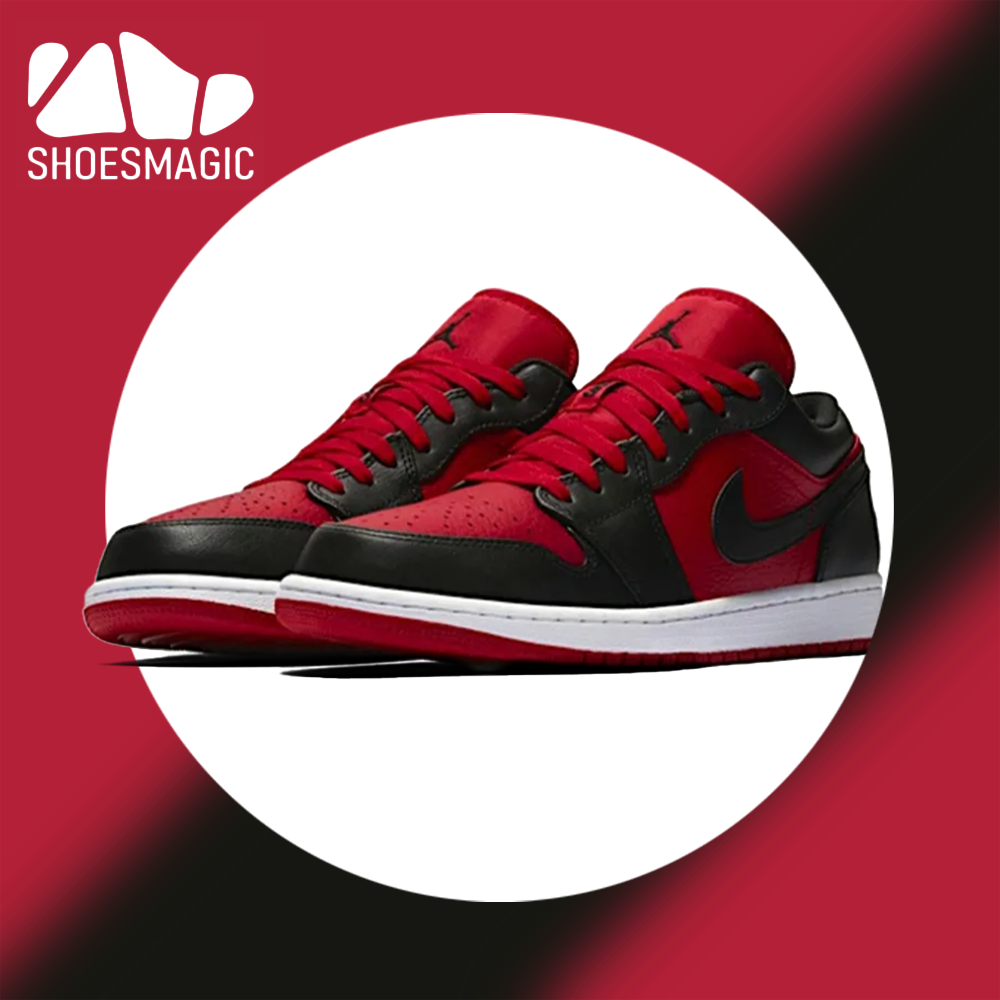 J1 Low OG "Reversal Gym red" Low Top Vintage SNEAKERS Shoe OEM Quality ...