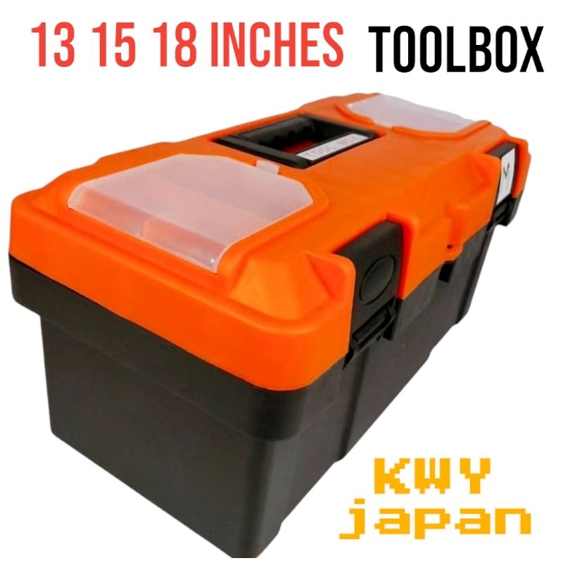 Toolbox Kwy japan Toolsbox plastic size 13 15 18 inches | Shopee ...