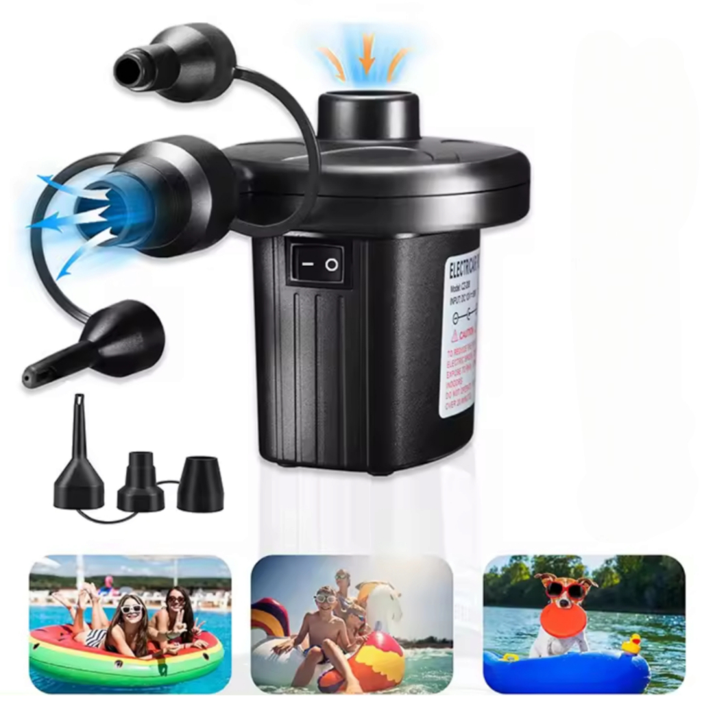 MHS Camping Pump Mattress Swimming Pool Air Pump Electric Inflatable ...