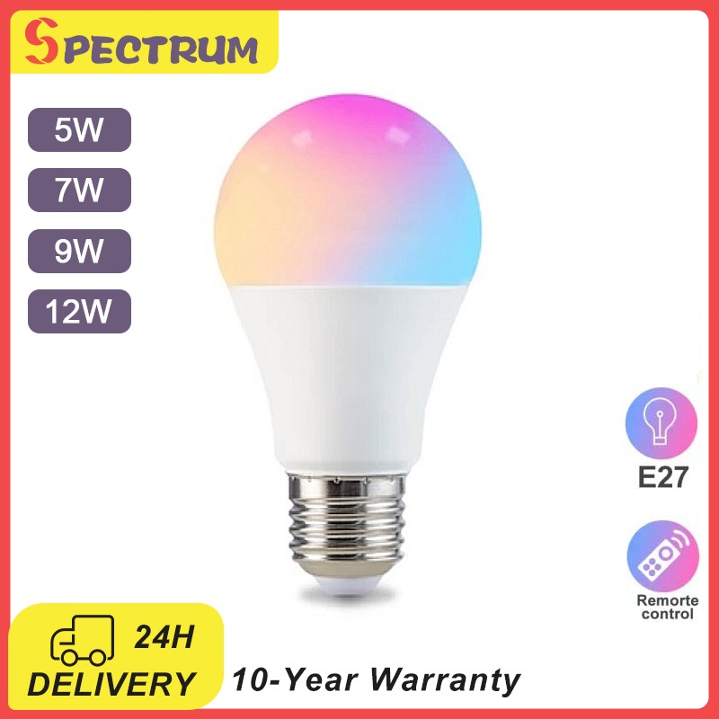 RGB Smart Light Bulb LED Light Bulb Firefly Bulb 7w/9w Adjustable ...