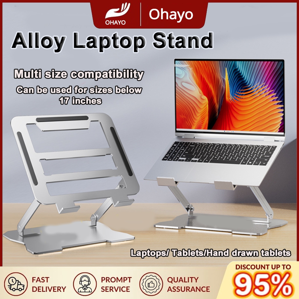 Laptop Stand Collapsible Spacer Alloy No Installation Lifting Bracket ...