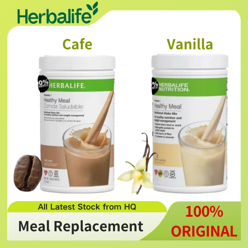 Herbalife Shake ( Cafe + Vanilla ) Weight Loss protein Shake 550g - Nutrition Blend Meal ...