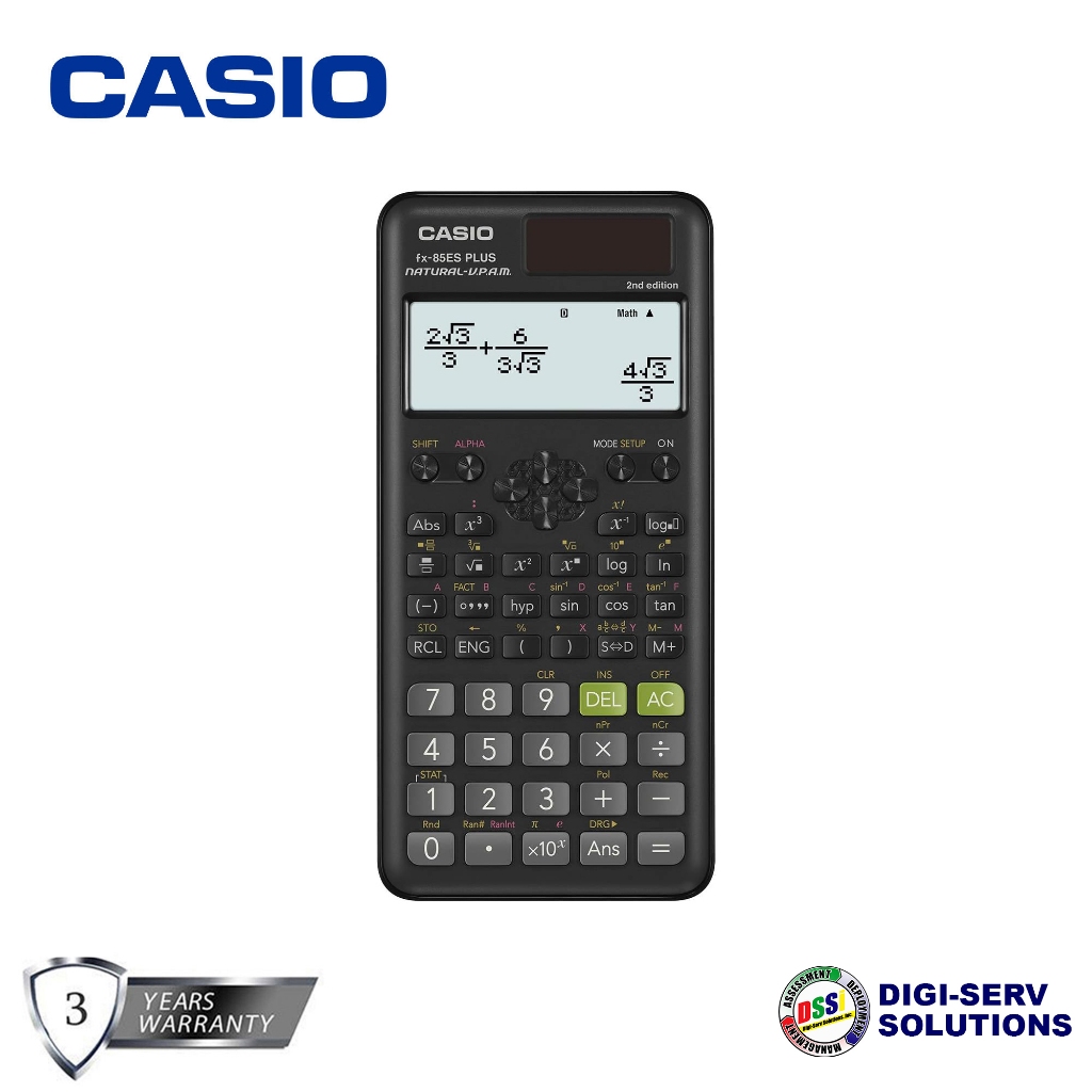 Casio FX-85ES PLUS 2nd Edition Standard Scientific Calculator | Shopee Philippines