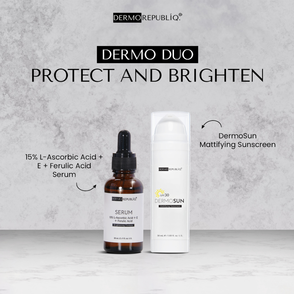 Dermorepubliq Dermo Duo - Protect and Brighten (Dermo Sunscreen SPF30 ...