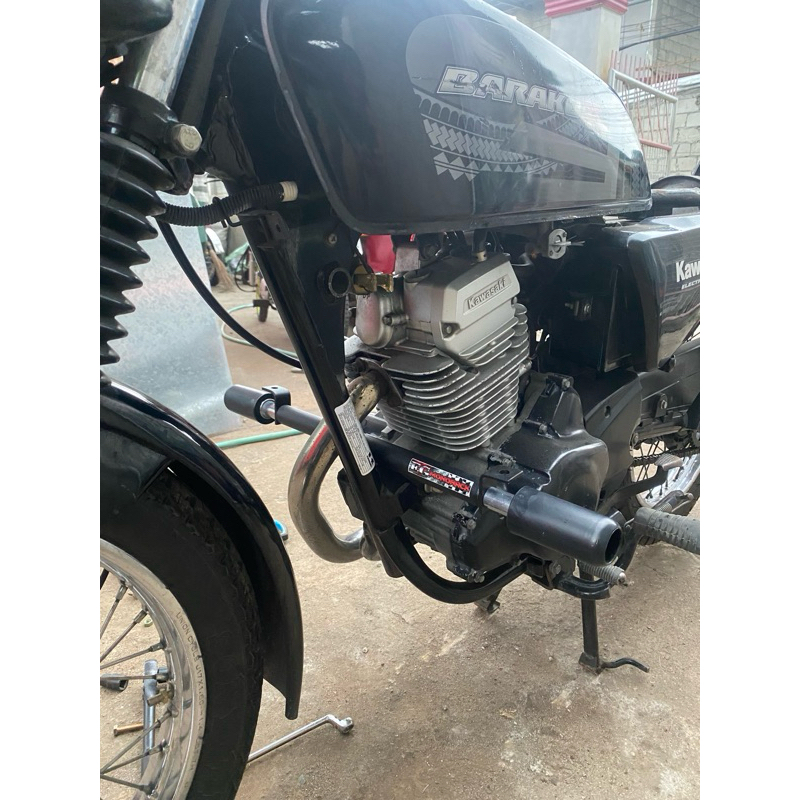 kawasaki barako 2 crossbar with mdl bracket and slider powdercoated ...