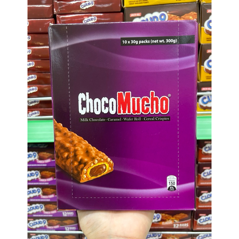 Choco Mucho Caramel Chocolate Wafer Roll 300g | Shopee Philippines