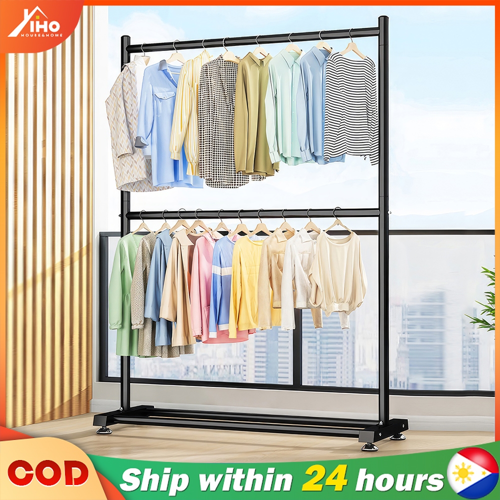 Sampayan Stainless Heavy Duty Clothes Hanging Rack Cloth Hanger Rack ...