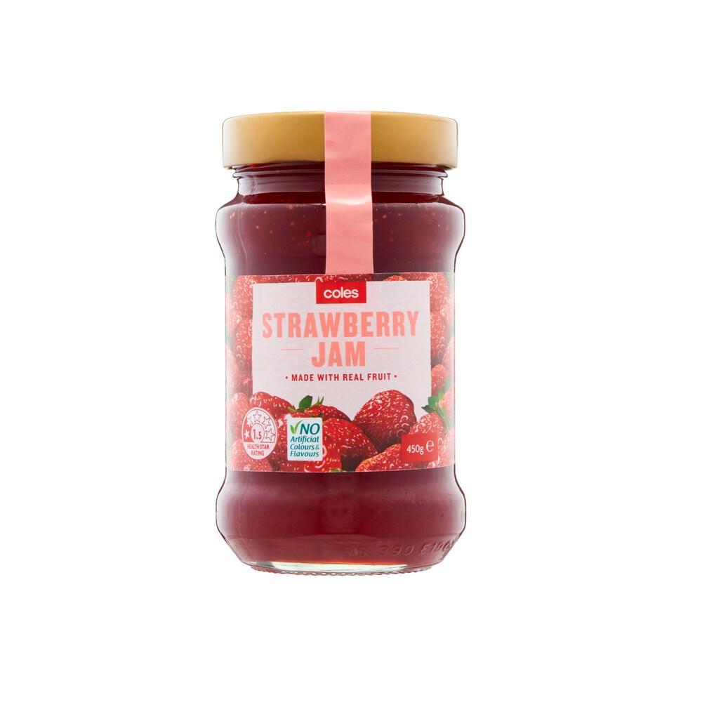 Coles Strawberry Jam - 450g Made in Poland | Shopee Philippines