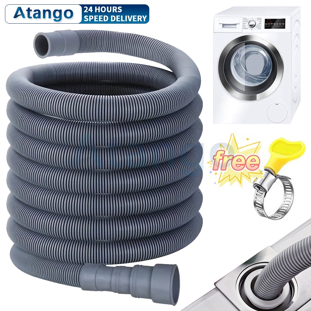 0.6-5M Universal Washing Machine Drain Hose Stretchable Ripple Outlet ...