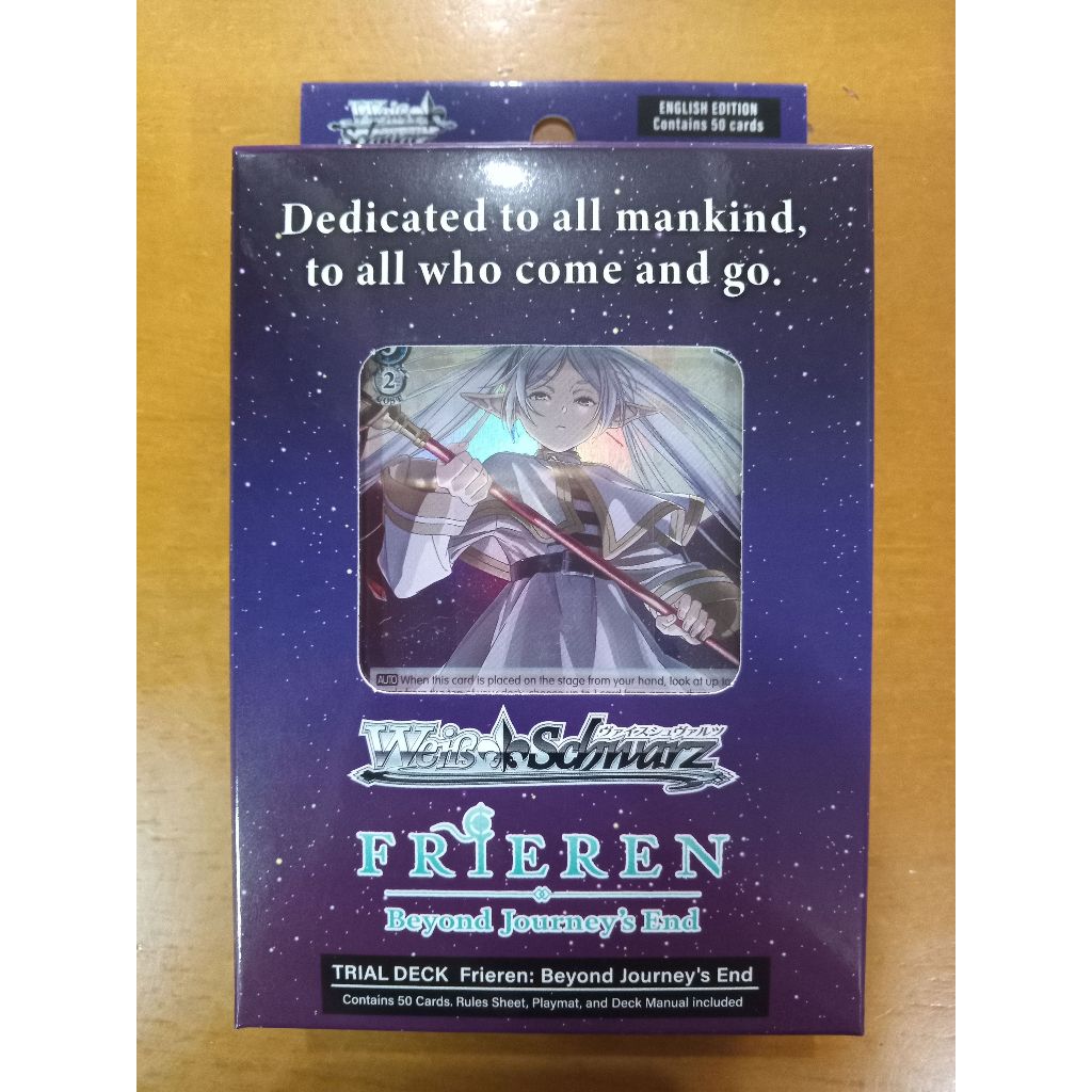 WS Trial Deck Frieren Beyond Journey's End English Sealed Weiss Schwarz Card Game TD | Shopee ...