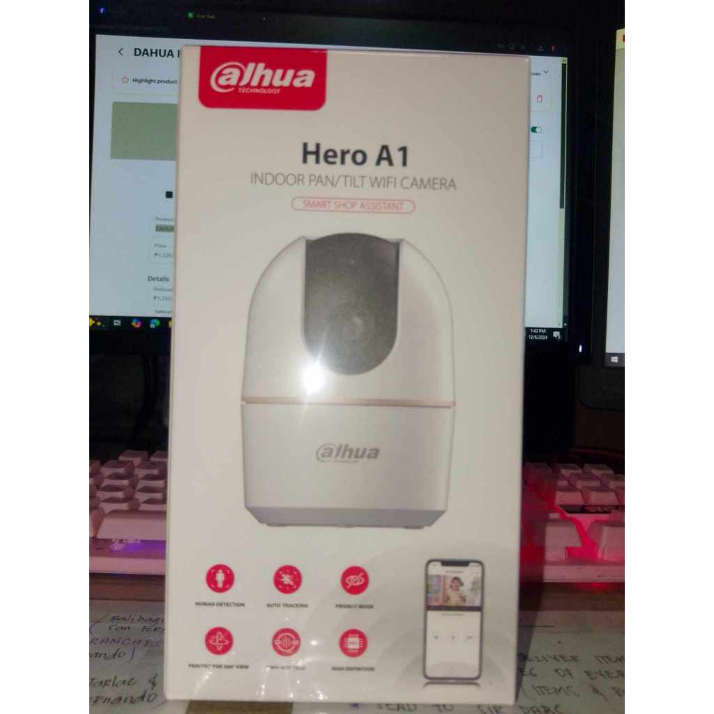 DAHUA HERO A1 DH-H3A-0360B 3MP INDOOR WIFI PAN & TILT NETWORK CAMERA ...