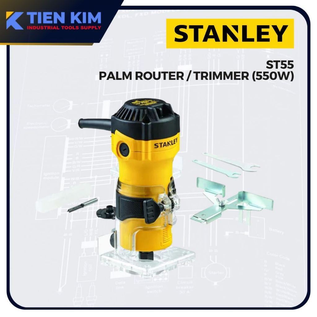 Stanley ST55 Palm Router / Trimmer (550W) | Shopee Philippines