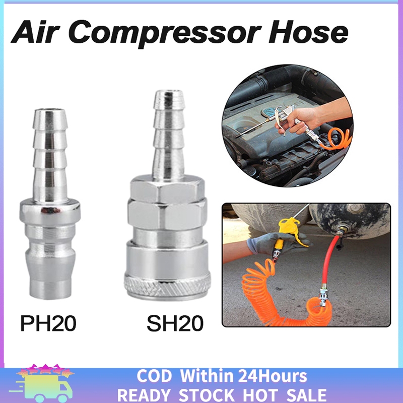 Air Compressor Hose Quick Coupler Plug Socket Connector Hose Coupling ...