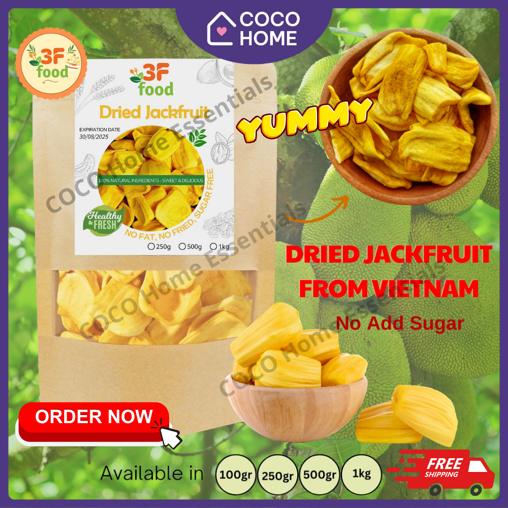 Soft Dried Jackfruit (Vietnam) Jackfruit dried fruits imported fruit and vegetable crisps - 3F ...