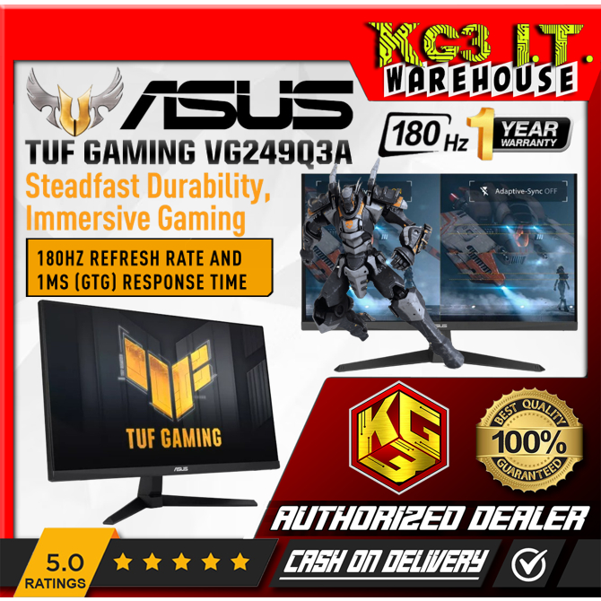 ASUS TUF Gaming VG249Q3A / 24" FHD / 180Hz / IPS / 1ms / Flicker-free ...