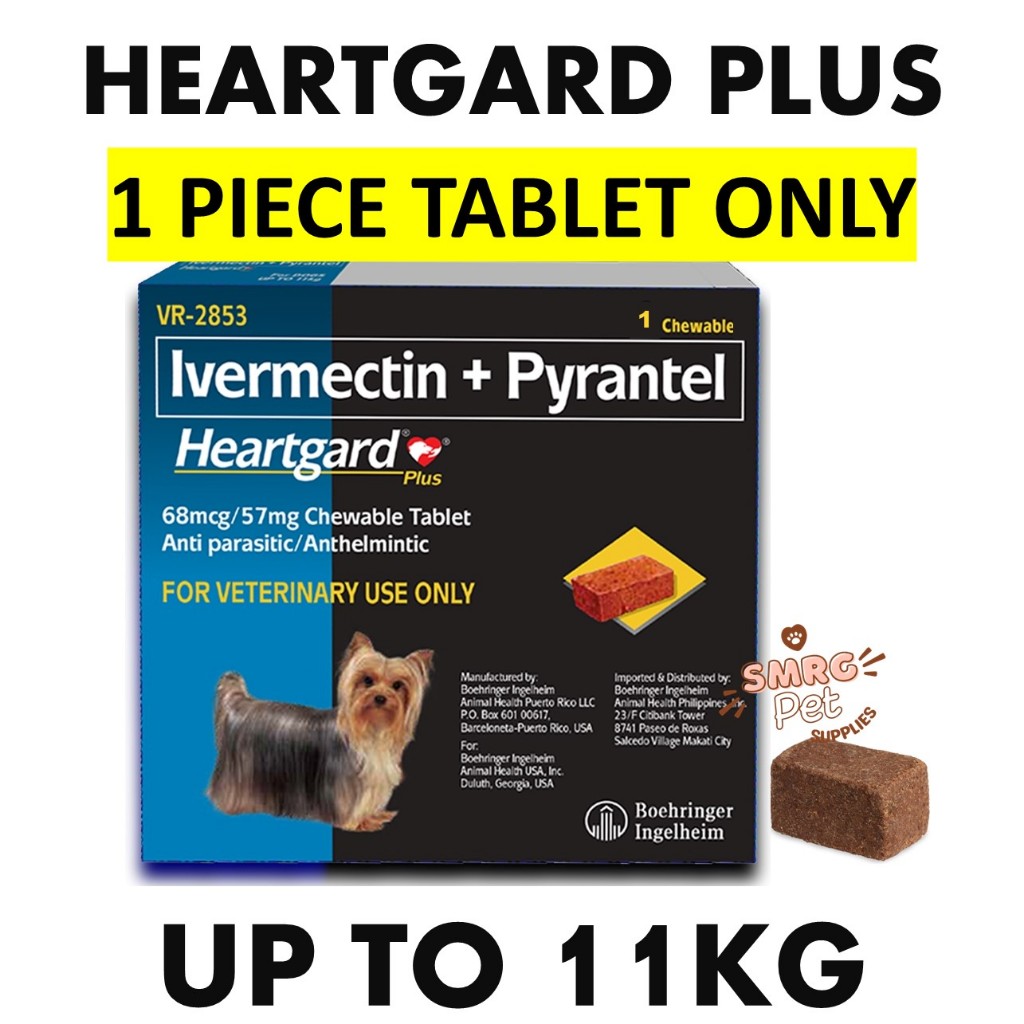 Pet Kingdom 1 TABLET Heartgard Plus Chewables - Heartworm Treatment For ...