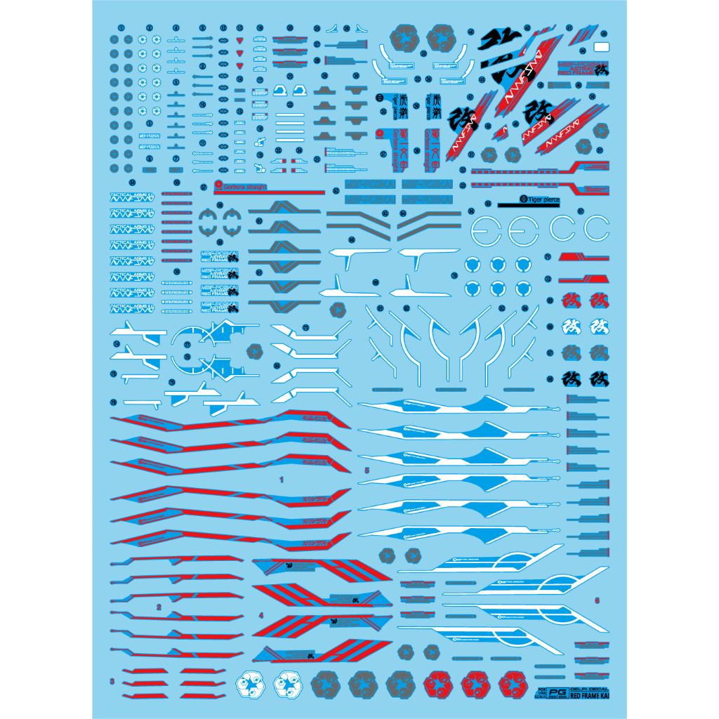 Delpi Decal MG Full Armor Unicorn Waterslide Decals | Shopee Philippines