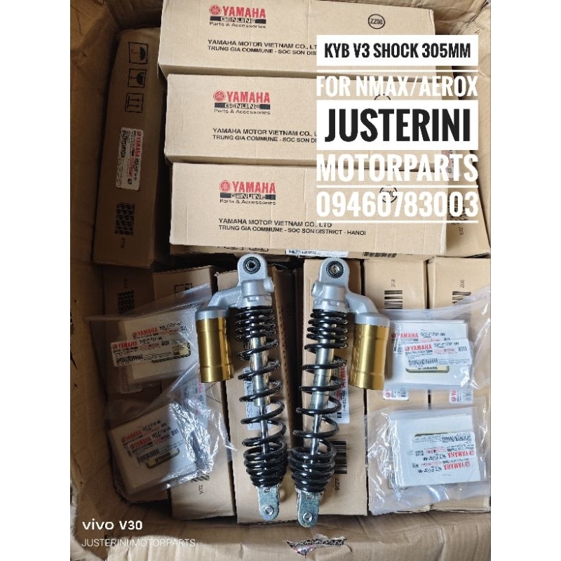 KYB SHOCK V3 305 ORIGINAL MADE IN VIETNAM FOR NMAX AEROX | Shopee ...