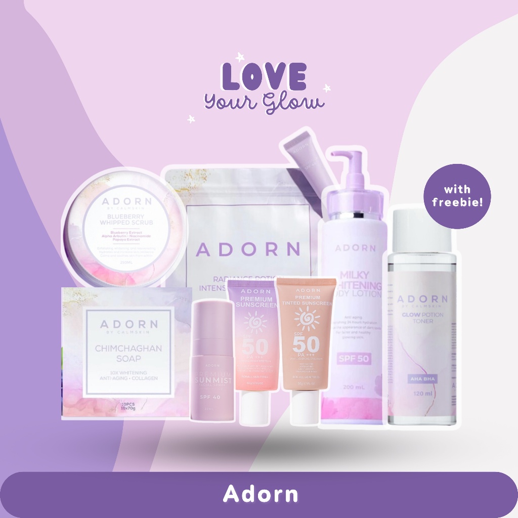 Adorn Blueberry Scrub Chimchagan Soap Radiance Potion Exfoliating Set ...