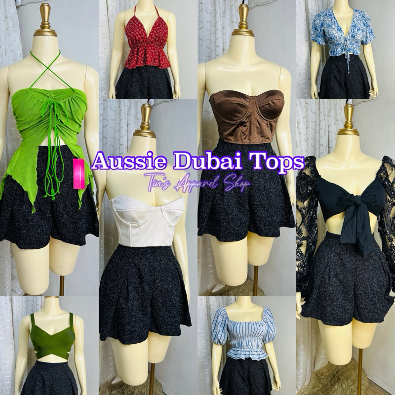 AUSSIE DUBAI TOPS/SEXYTOPS/ Crop Top | Shopee Philippines
