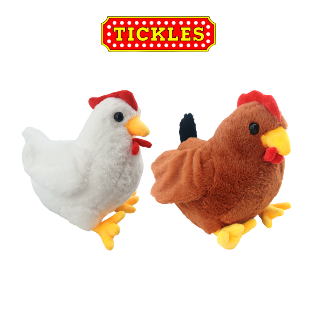 Tickles Chicky 30cm (White & Brown) | Shopee Philippines