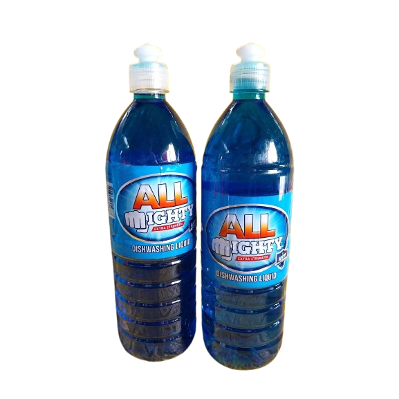 ALL MIGHTY Dishwashing Liquid Extra Strength [Blue] (970 ml) - 2 Pcs ...