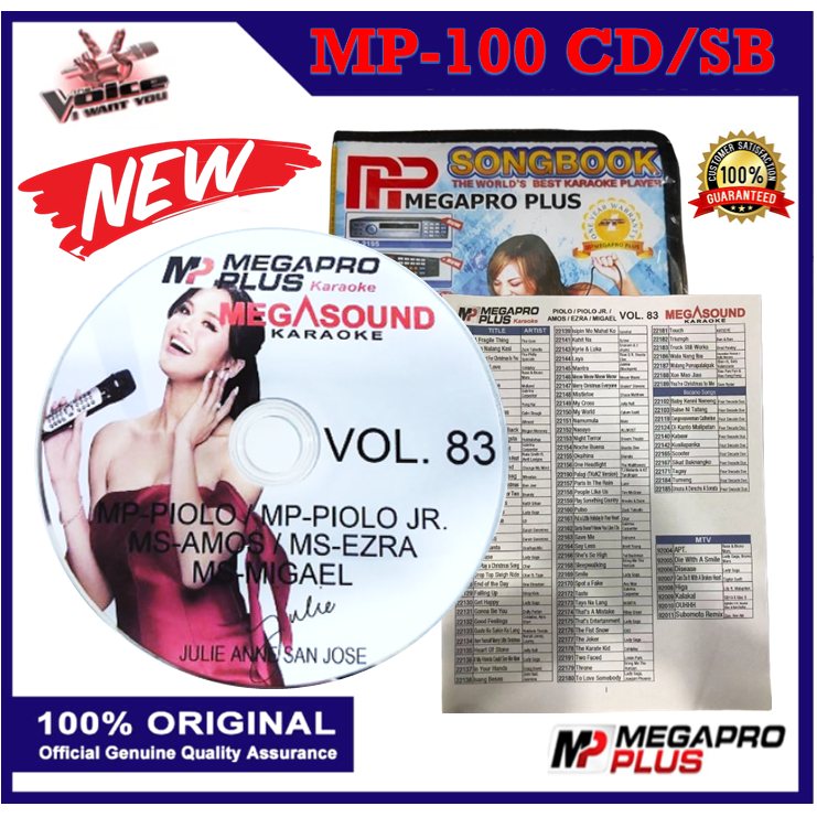 Newest Megapro Plus mp100 CD /songbook | Shopee Philippines