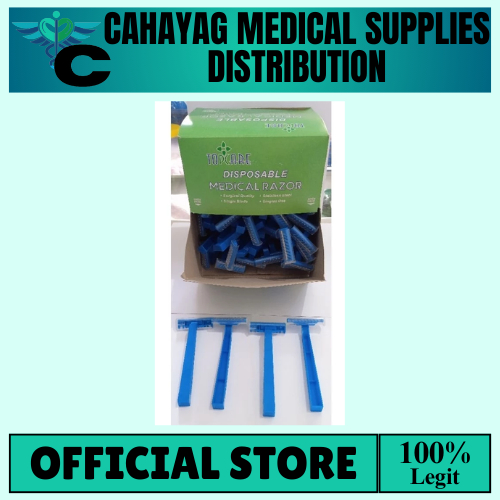 MEDICAL DISPOSABLE RAZOR 1PC (TOPCARE) | Shopee Philippines