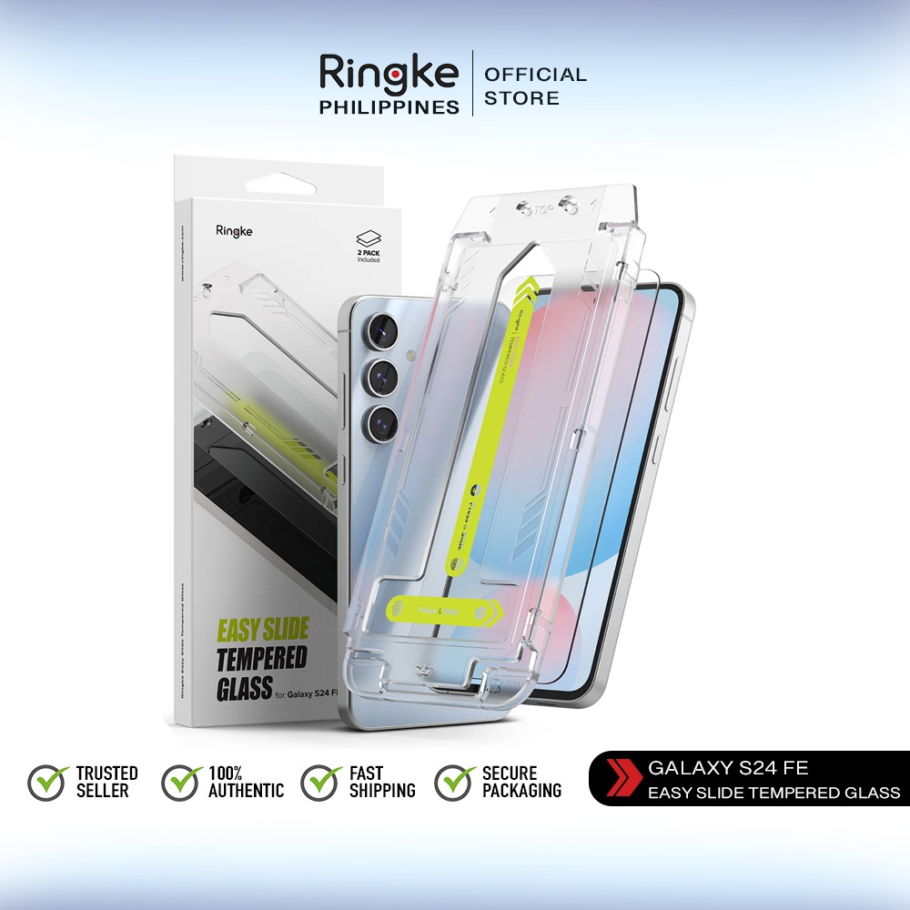 Ringke Easy Slide Tempered Glass Screen Protector for Samsung Galaxy ...
