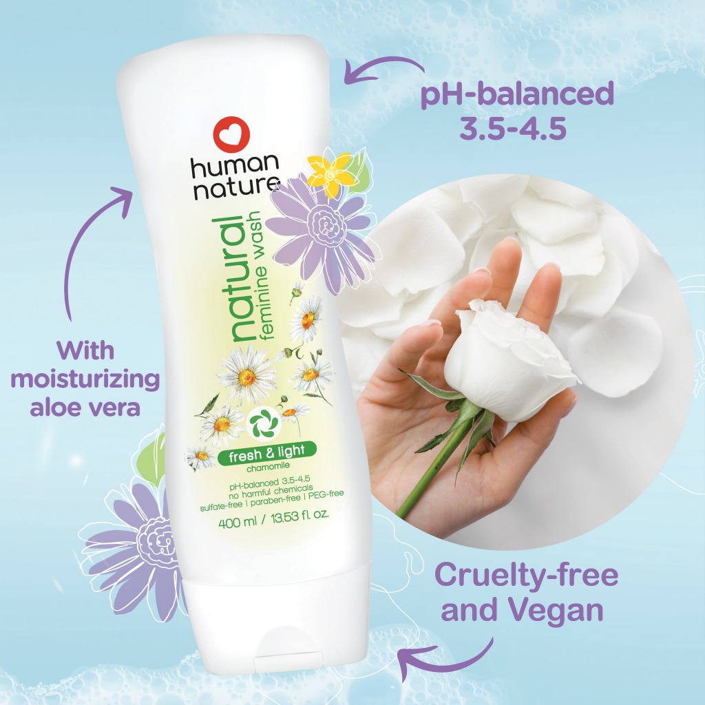 Human Nature Feminine Wash 50ml (No Harmful Chemicals) | Shopee Philippines