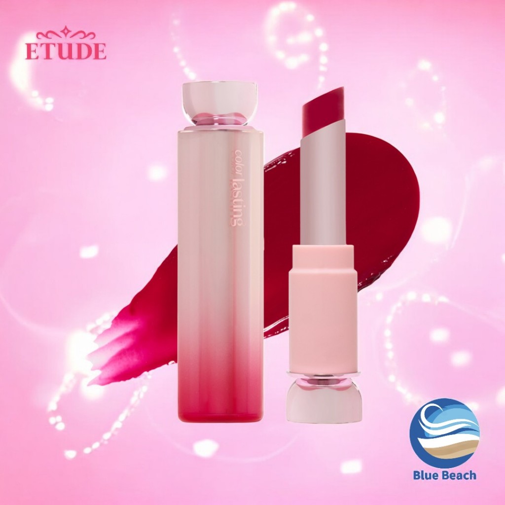 ETUDE Color Lasting Glow Stick 3.2g / High-Gloss, Long-Lasting Lipstick ...