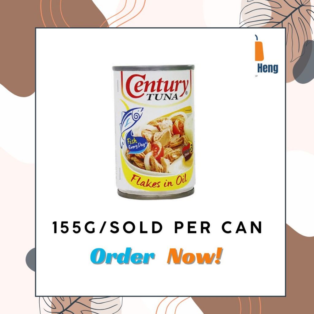 Century Tuna Flakes in Oil Canned Food 155g good for tuna salad,snack ...