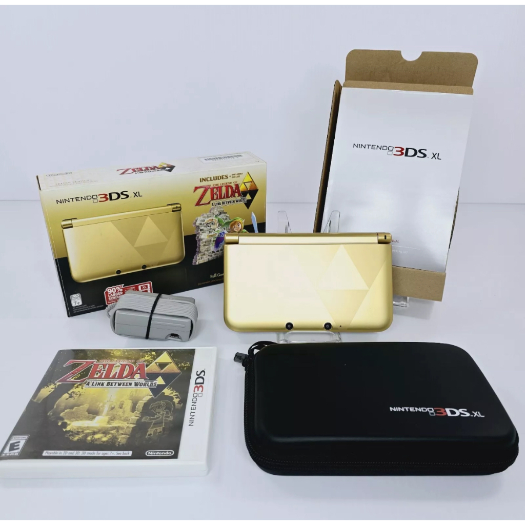 Nintendo 3DS XL Console Limited Edition Zelda A Link Between Worlds CIB ...