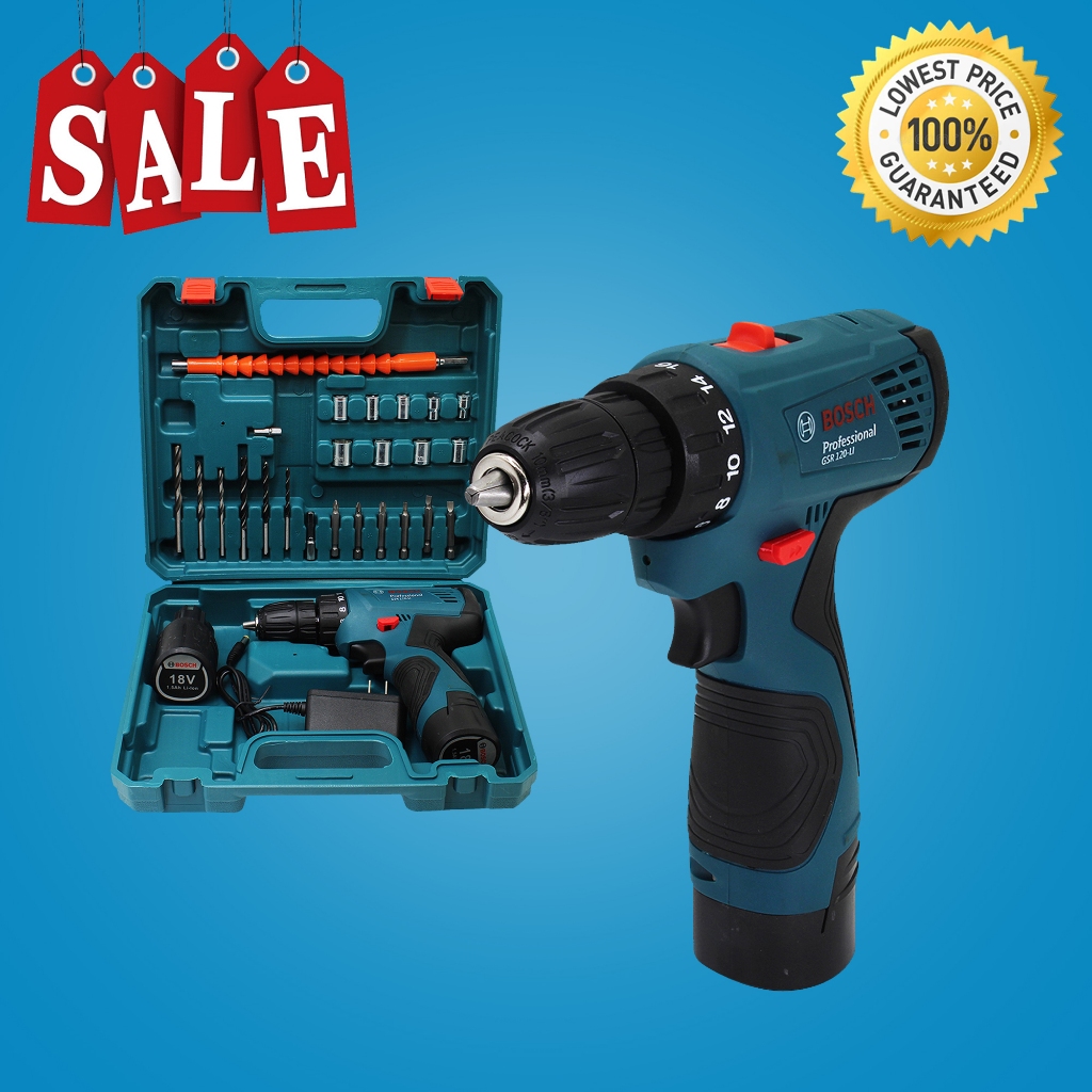 Powerful 10mm Cordless Hand Drill (18V) | Shopee Philippines