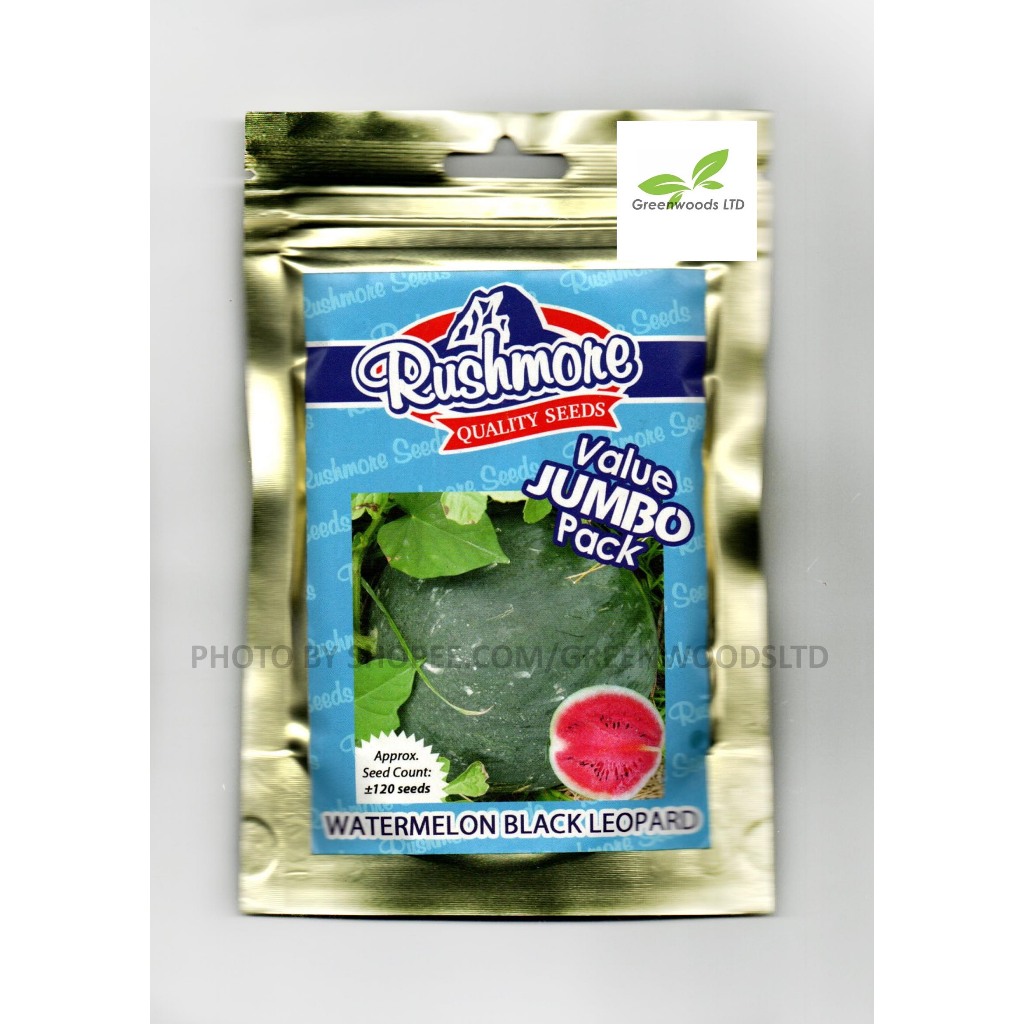 Rushmore Watermelon Black Leopard Jumbo Pack Approx 120 Seeds by Ramgo ...