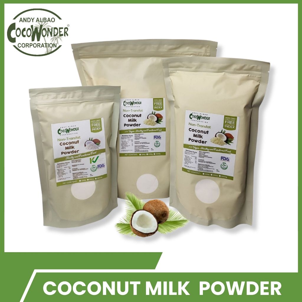 COCONUT MILK POWDER - COCOWONDER 100% CERTIFIED ORGANIC | Shopee ...